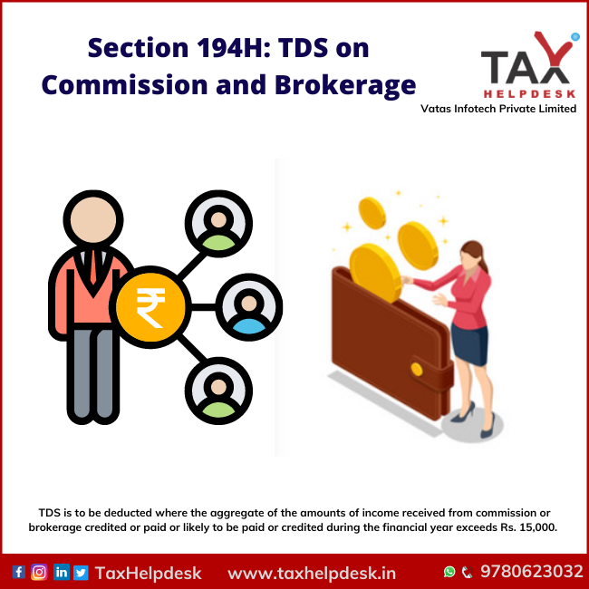 Section 194H: TDS on Commission and Brokerage